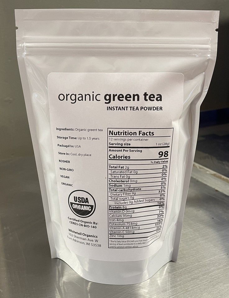 1KG 2.2lbs 100% Pure Green Tea Powder USDA Organic Non GMO Pound ...