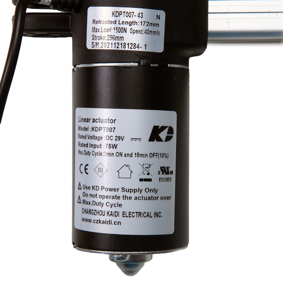 Kaidi KDPT007-43 Motor Linear Actuator Kit for Power Recliner Sofa Lift ...