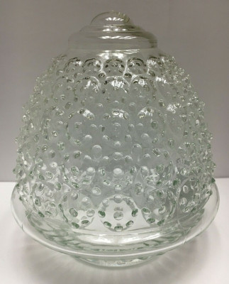 Acorn Glass Light Shade Cover Hobnail Bubble 3.25" Fitter Replacement ...