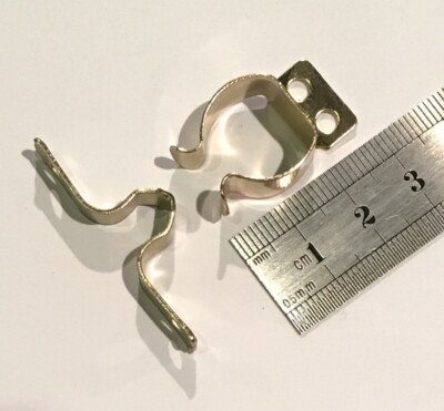 2pk Brass Finish Kitchen Kick Board Spring Catch Plinth Clips Caravan ...