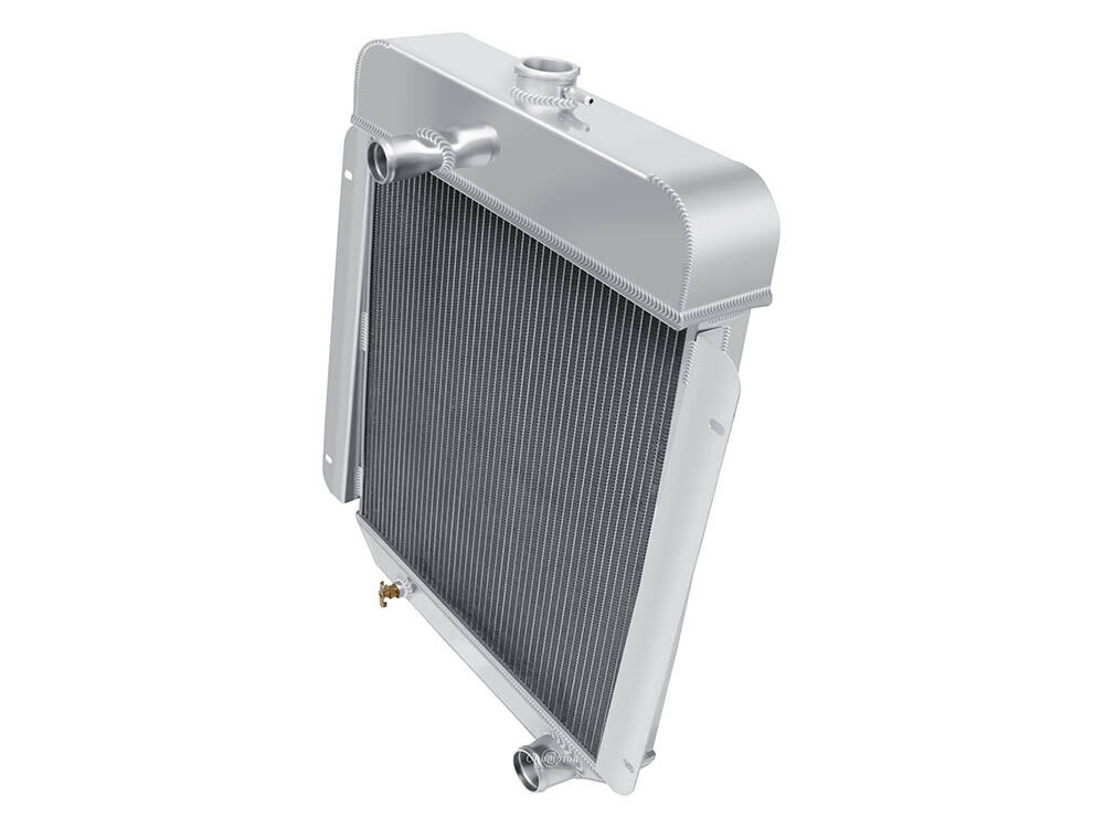 RADIATOR FOR 1954-1956 FORD CAR, 3 ROW L6 ENGINE (BRACKET ENGINE SIDE ...