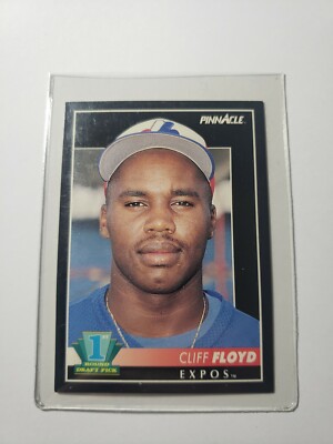 1992 Score Pinnacle Cliff Floyd Montreal Expos Rookie Card #296 Mint ...