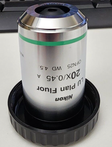 Nikon Microscope LU Plan Fluor 20x/0.45 OFN25 WD 4.5 Objective Lens ...