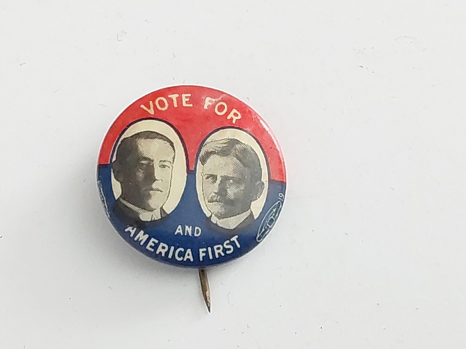 1916 WOODROW WILSON MARSHALL President campaign Jugate pin pinback ...