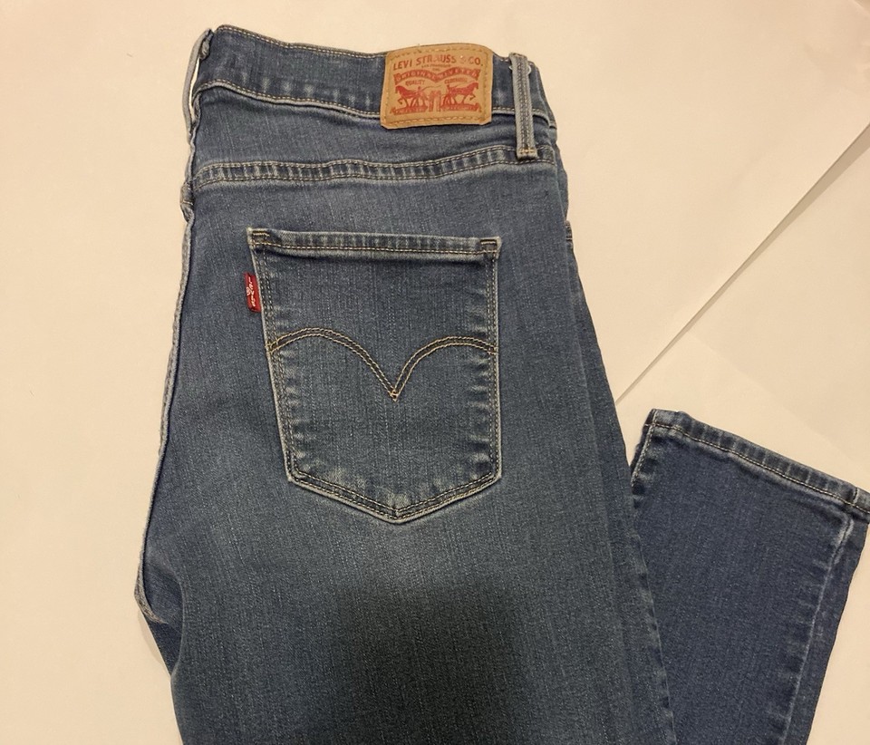 Levis Jeans Womens Size 31 Blue 311 Shaping Mid Rise Smoothing Tummy ...