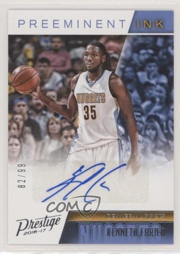 2016-17 Panini Prestige Preeminent Ink /99 Kenneth Faried #38 Auto | eBay