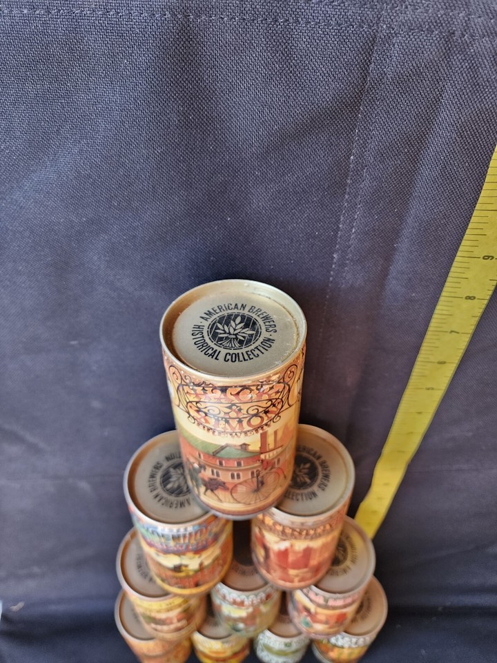 Vintage Lot Of 10 American Breweries Historical Collections Flat Top ...