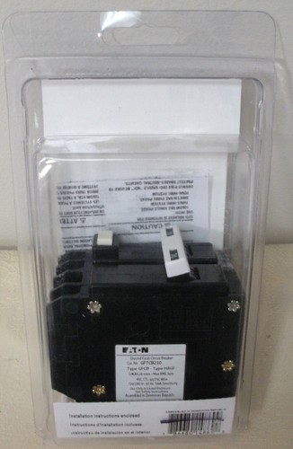 Eaton BR 2-Pole Ground Fault Circuit Breaker for sale online | eBay