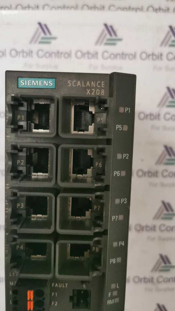 Siemens 6GK5208-0BA10-2AA3 Scalance X208 Simatic Net Industrial ...