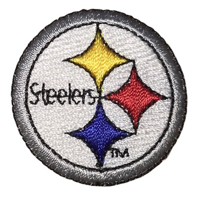PITTSBURGH STEELERS NFL FOOTBALL VINTAGE SMALL 1.5" ROUND TEAM LOGO ...