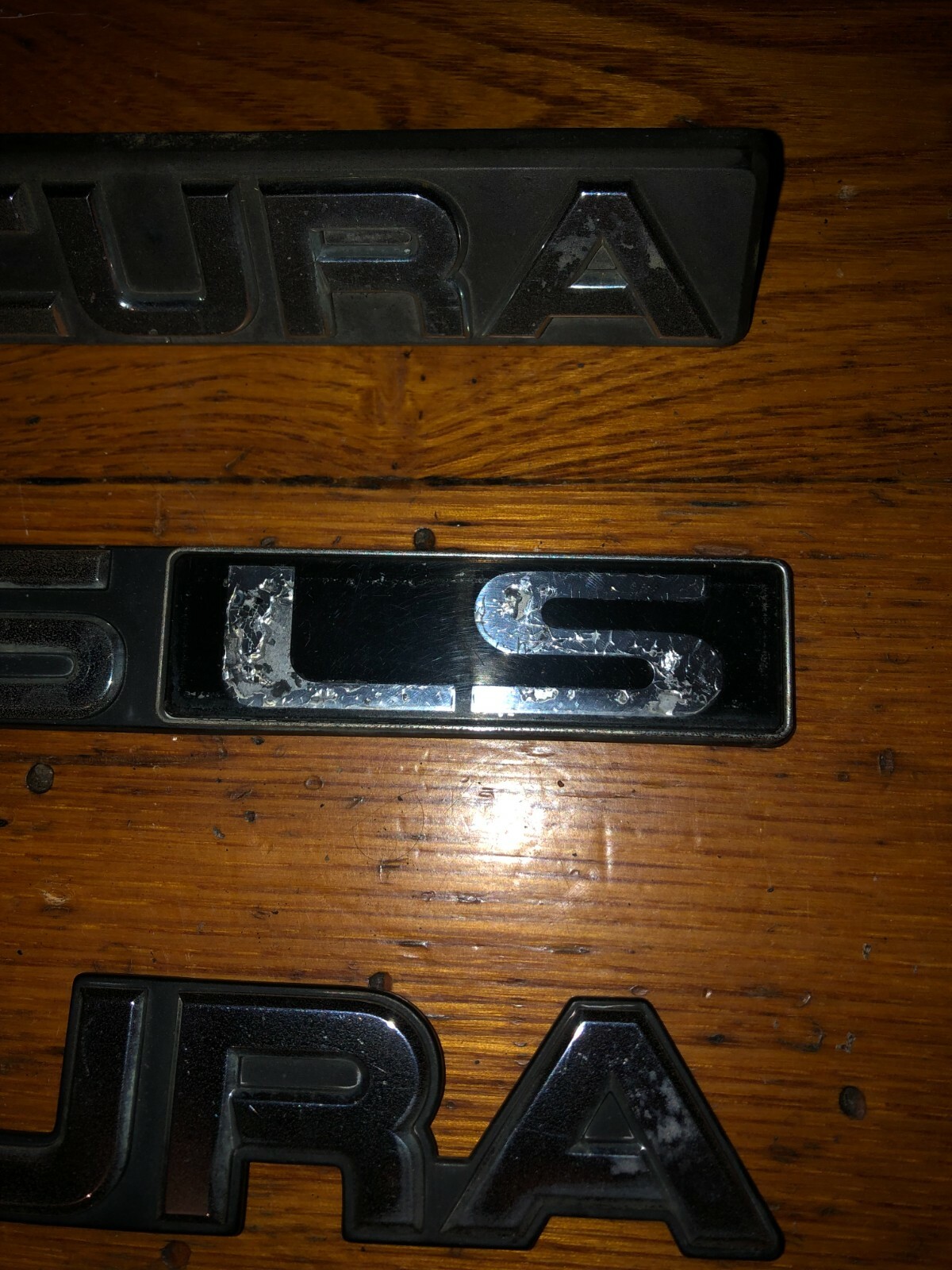 1989 1990 ACURA LEGEND TRUNK EMBLEMS EMBLEM NICE FREE SHIPPING | eBay