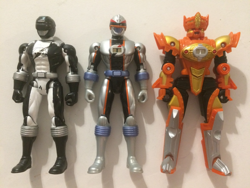 Power Rangers Operation Overdrive Black & Mercury Ranger Sentinel ...