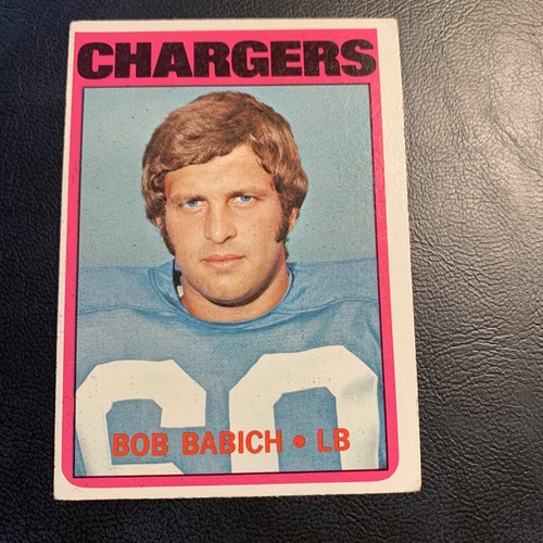 B44c 1972 Topps #89 Bob Babich San Diego chargers | eBay