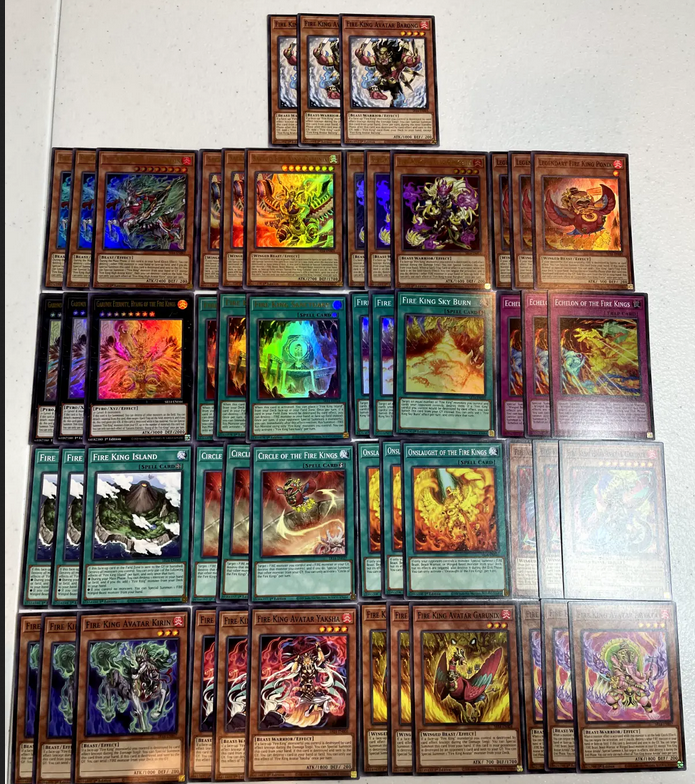 yugioh fire king deck fire king high avatar kirin sr14 51 cards EU ...