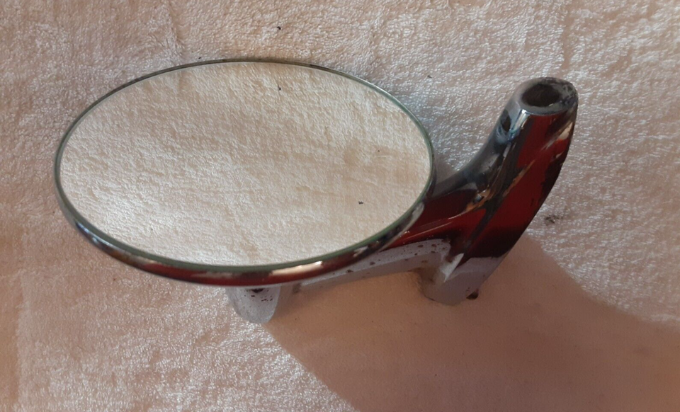 Vintage 1950's 1960's Chevy Ford Mopar Chrome Side Mirror Rat Hot Rod ...