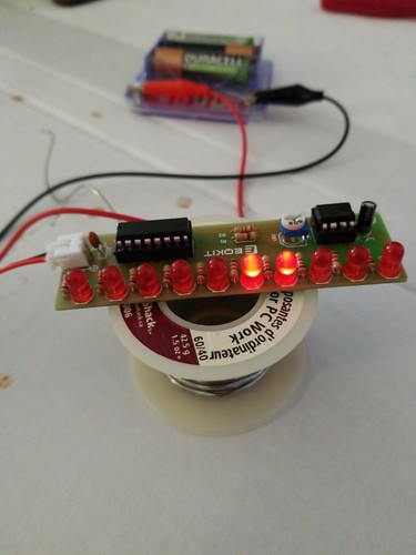 Ne555 & Cd4017 LED Light Chaser Sequencer Follower Scroller Module DIY ...