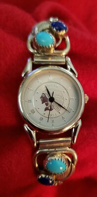 Vintage SOUTHWEST TRADITIONS Liberty 1911 Sterling Silver Turquoise ...