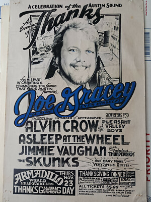 RARE MIcael Priest signed 2sided Poster Armadillo J Winter Joe Gracey ...