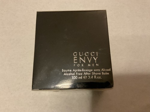 NEW GUCCI ENVY FOR MEN AFTER SHAVE BALM 100 ml (3.4 fl oz) SEALED BOX ...