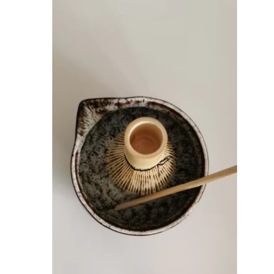 Authentic Traditional Japanese Matcha Tea 6Pcs Set Bamboo Whisk And ...