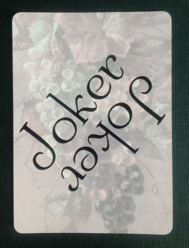 Masterpiece Playing Card Botanical Grapes (B) Joker (A) | eBay