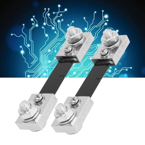 2Pcs Current Shunt Ammeter AMP Testing Measurement 100A Set Kit ...