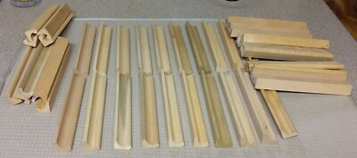 Vintage Scrabble Wooden Letter Tile Rack Holders Lot of 42/Replace ...