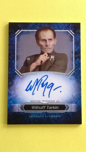 2016 Star Wars Masterwork Autograph - Wayne Pygram as Wilhuff Tarkin | eBay