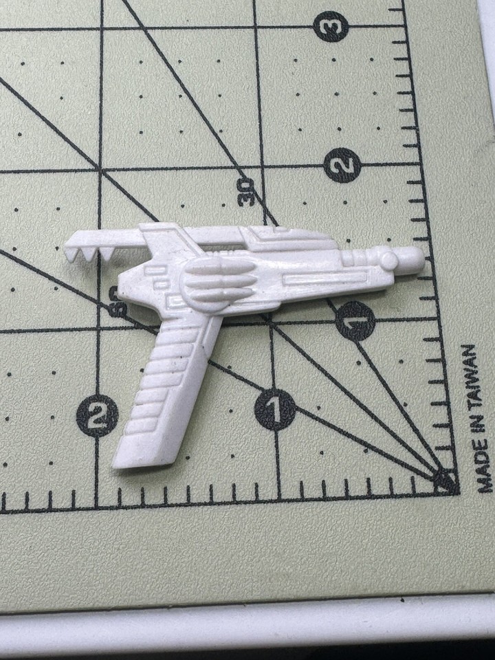 VTG MIGHTY MORPHIN POWER RANGERS MMPR WHITE LASER GUN WEAPON ACCESSORY ...