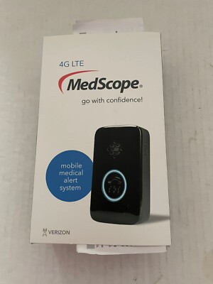 MedScope Mobile Medical Alert System 4G LTE PERS Wearable 911 Locate ...