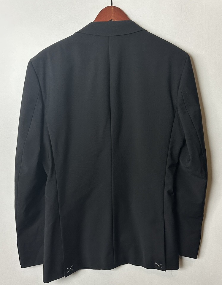 #245 REISS Poker Modern Fit Peak Lapel Tuxedo Jacket Size 40 R RETAIL ...