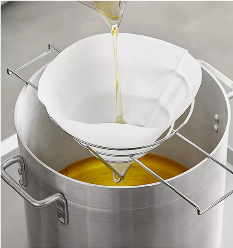 10" Shortening Oil Cone Filters Filtering Frying Grease Deep Fryer ...