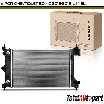 Radiator w/ Trans Oil Cooler for Chevrolet Sonic 12-18 1.8L Automatic ...