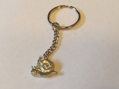 Snail TG323 English Pewter on a Split Ring Keyring | eBay UK