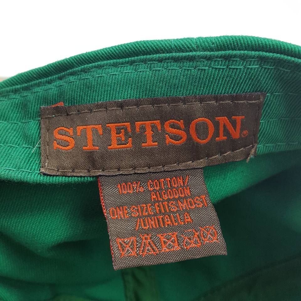 Stetson Western Wear Green Twill Outdoor Snapback Adjustable Hat ...