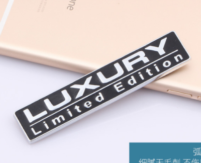 Metal Chrome Luxury Limited Edition Sport Car Trunk Emblem Badge Decal ...