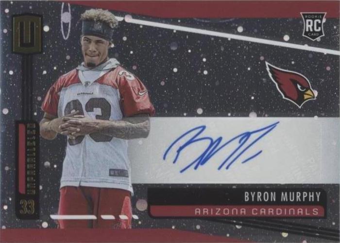 2019 Panini Unparalleled - Rookie Byron Murphy #232 Cosmos Signatures ...
