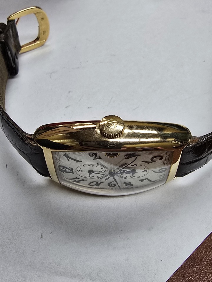 Franck Muller Master Banker 6850 MB 18K Rose Strap Watch. Nice. B/P. | eBay