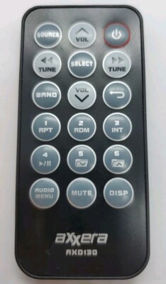 Original Axxera AXD130 Remote Control | eBay