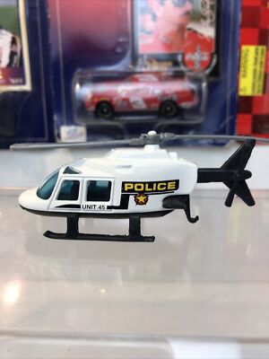 1989 Mattel Hot Wheels Proper Chopper #165 Police Unit 45 Helicopter 1: ...