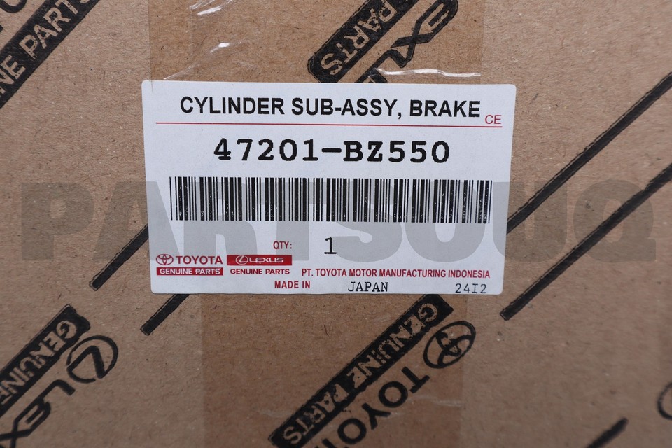 47201BZ550 Genuine Toyota CYLINDER SUB-ASSY 47201-BZ550 | eBay
