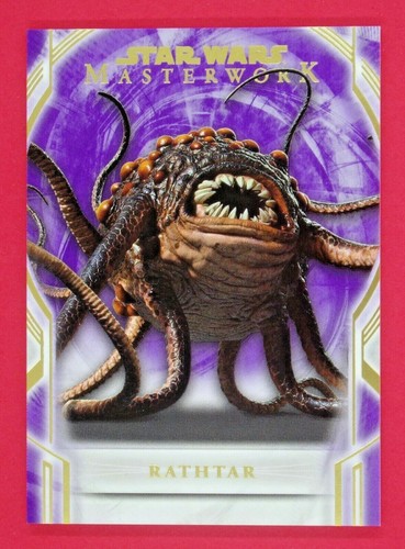 2018 Star Wars Masterwork General Rathtar 34/50 Purple Parallel #70 | eBay
