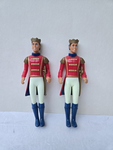 Set of 2 Barbie Mattel 2001 McDonald's Toy Action Figure Prince ...