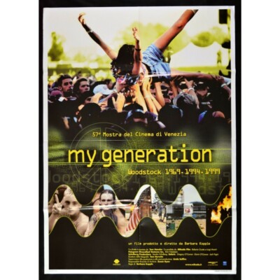 Manifest MY GENERATION Woodstock 1969 Kopple Haneke Caine Lawson Bailey ...