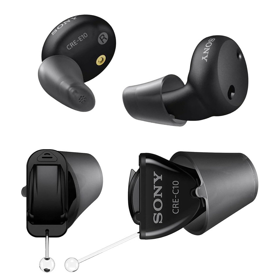 Sony C10 / E10 Self-Fitting OTC Hearing Aid w/ Closed & Vented Sleeves ...