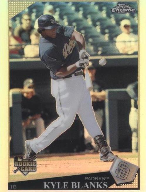 2009 Topps Updates & Highlights - Chrome Rookie Refractors Kyle Blanks ...