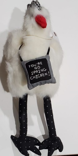 RAZZ Bearies Boyds Collection Squak N Bawk You're No Spring Chicken! 10 ...