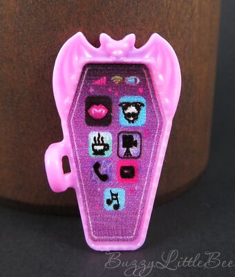 Monster High Doll G3 Draculaura Fearbook Handheld iCoffin Cell Phone | eBay
