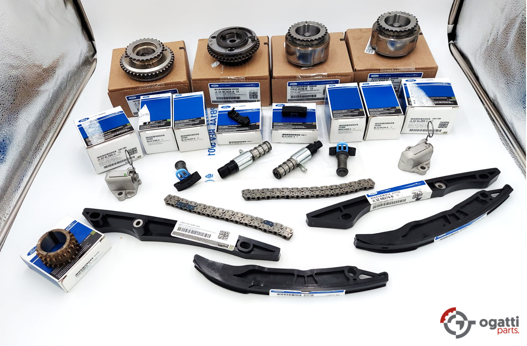 TIMING CHAIN KIT 5.0L BRAND NEW FORD OEM SET-19 F-150 5.0L COYOTE V8 ...