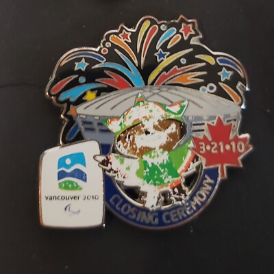 Vancouver 2010 Olympic Pin Closing Ceremonies | eBay